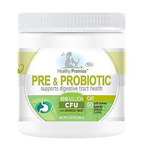 Four Paws Healthy Promise Pre and Probiotics for Cats Soft Chews 90 Count