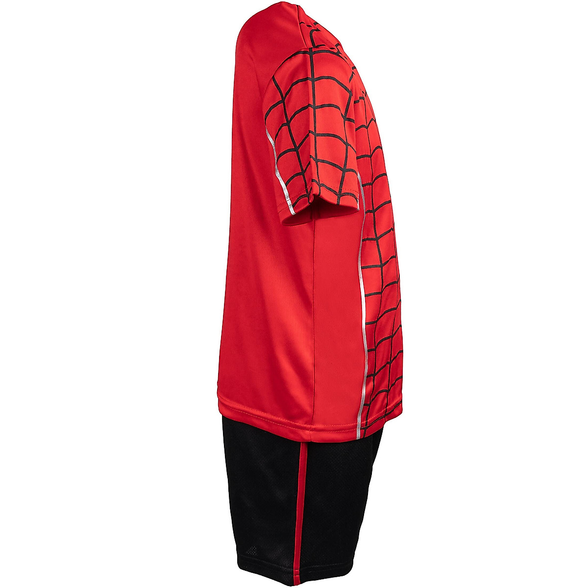 Marvel Spider-Man Toddler Boys Athletic Pullover T-Shirt Mesh Shorts Outfit Set 4T