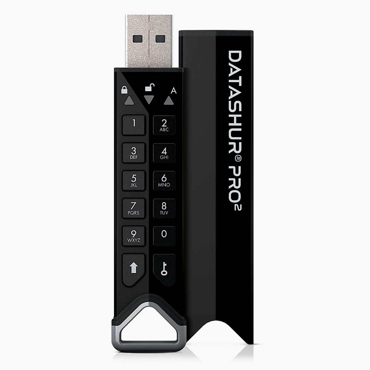iStorage datAshur PRO2 4 GB | Secure Flash Drive | FIPS 140-2 Level 3 Certified | Password protected | Dust/Water-Resistant