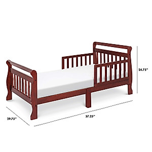 DaVinci Sleigh Toddler Bed in Cherry