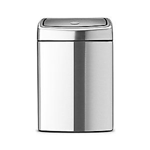 Brabantia Touch Bin, 2 Gal / 10L, Matte Finger Print Proof