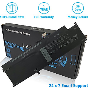 LAQUEENA XCNR3 Laptop Replacement Battery for Dell Latitude 13 7370 Ultrabook Series 0XCNR3 WY7CG MH25J 7.6V 34WH/4250MAH 4-Cell