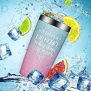 BIRGILT Teacher Appreciation Gifts - Thank You Gifts for Teacher from Student - Teacher Gifts for Women - Funny End of the Year Birthday Christmas Gifts for Teachers - 20oz Coffee Teacher Tumbler