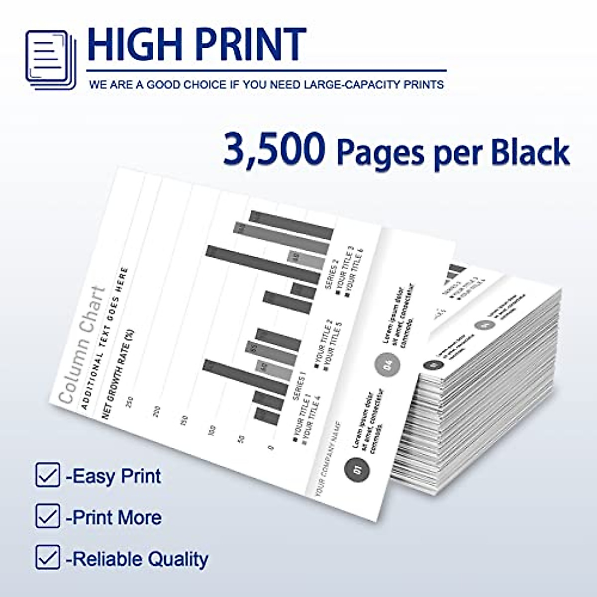 NUCALA TN760 (TN 760) High Yield Toner Cartridge: Replacement for Brother TN760 to uses with DCP-L2550DW MFC-L2750DW HL-L2395DW MFC-L2750DWXL HL-L2370DW/DWXL Printer - 2 Pack Black TN-760 Toner