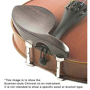 Guarneri All-Size Viola Chinrest - Ebony with Standard Bracket
