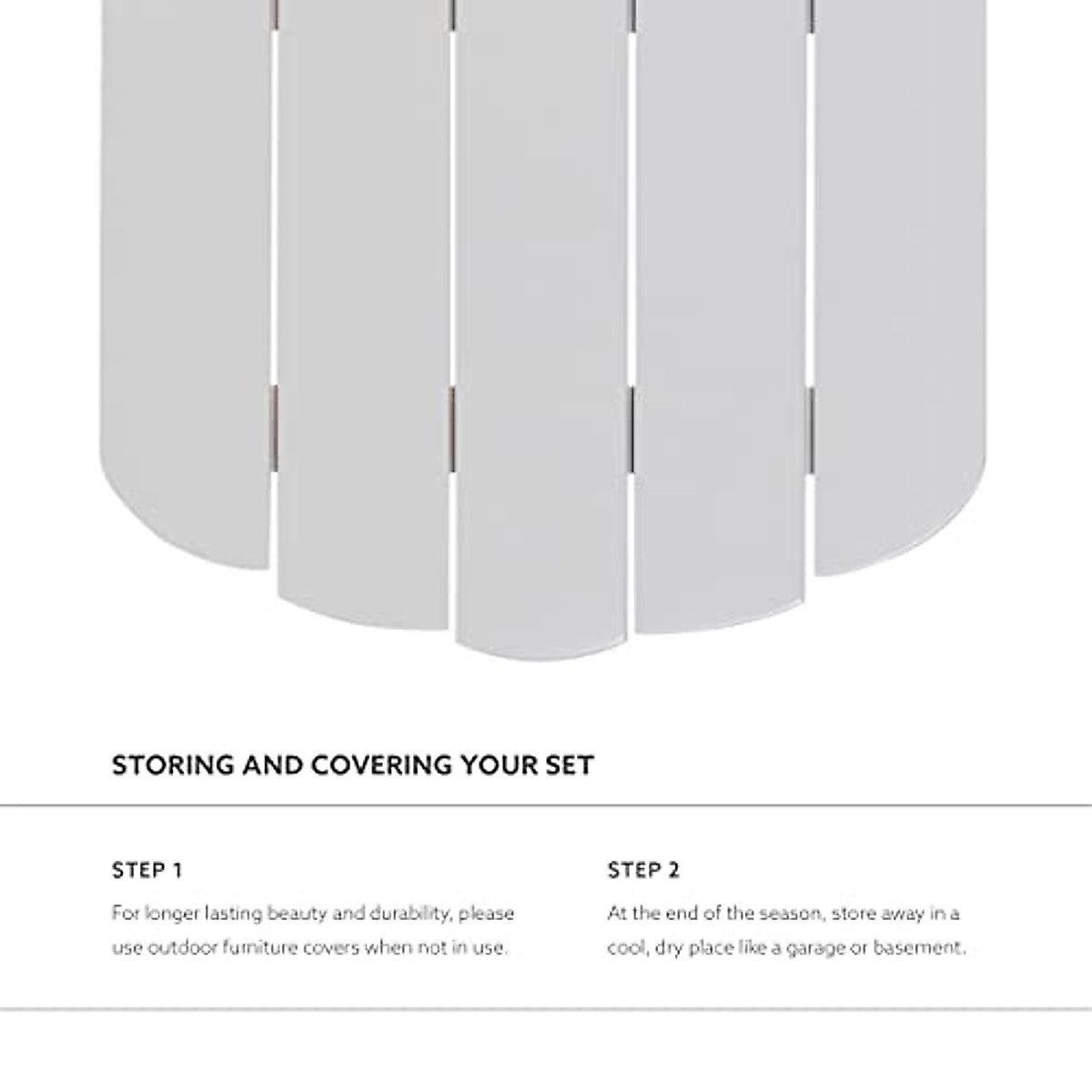 Linon Adirondack, White End Table, 18.5"D x 18.11"W x 18.11"H