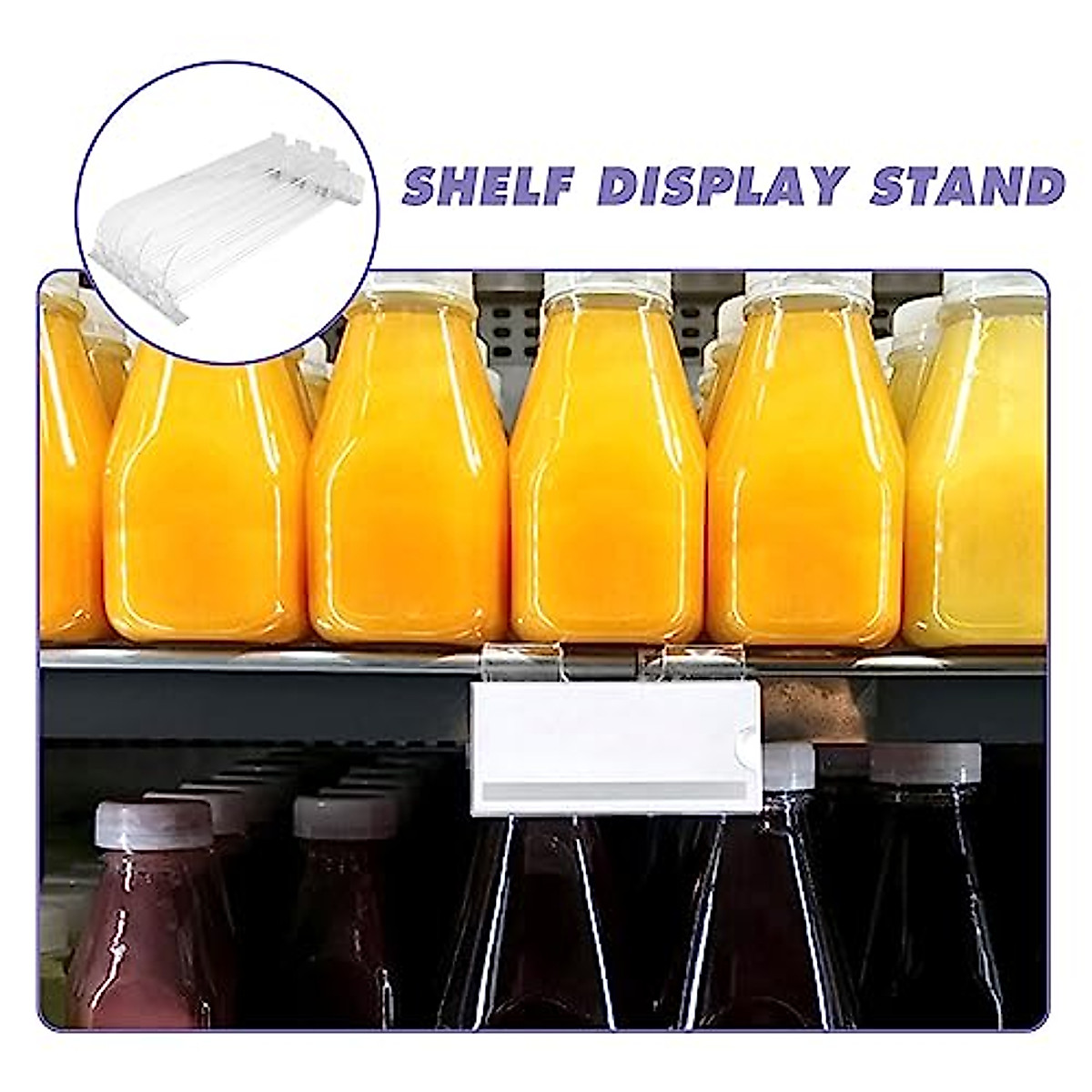 Pusher Tray Rack 3Pcs Drink Organizer for Fridge Automatic Beverage Pusher Glide Self-Pushing Soda Rack Can Organizer for Refrigerator Automatic Vending Machine