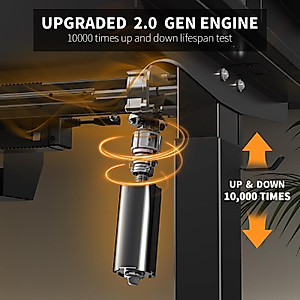 ExaDesk Electric Standing Widened Desk 63 * 30 Inches Adjustable Height with 4 Drawers, Double Storage Shelves Stand Up Desk, Home Office Workstation Sit Stand up Desk (Classical Black)