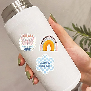 100PCS Danish Pastel Stickers, Pink Aesthetic Inspirational Stickers for Girls,Adults and Teens, VSCO Colorful Pastel Vinyl Waterproof Stickers for Laptop,Water Bottles,Computer,Phone,Skateboard