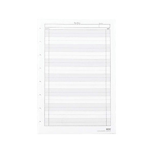 Staples? Arc "to-Do" Notebook Filler Paper, Junior-Sized, White, 50 Sheets