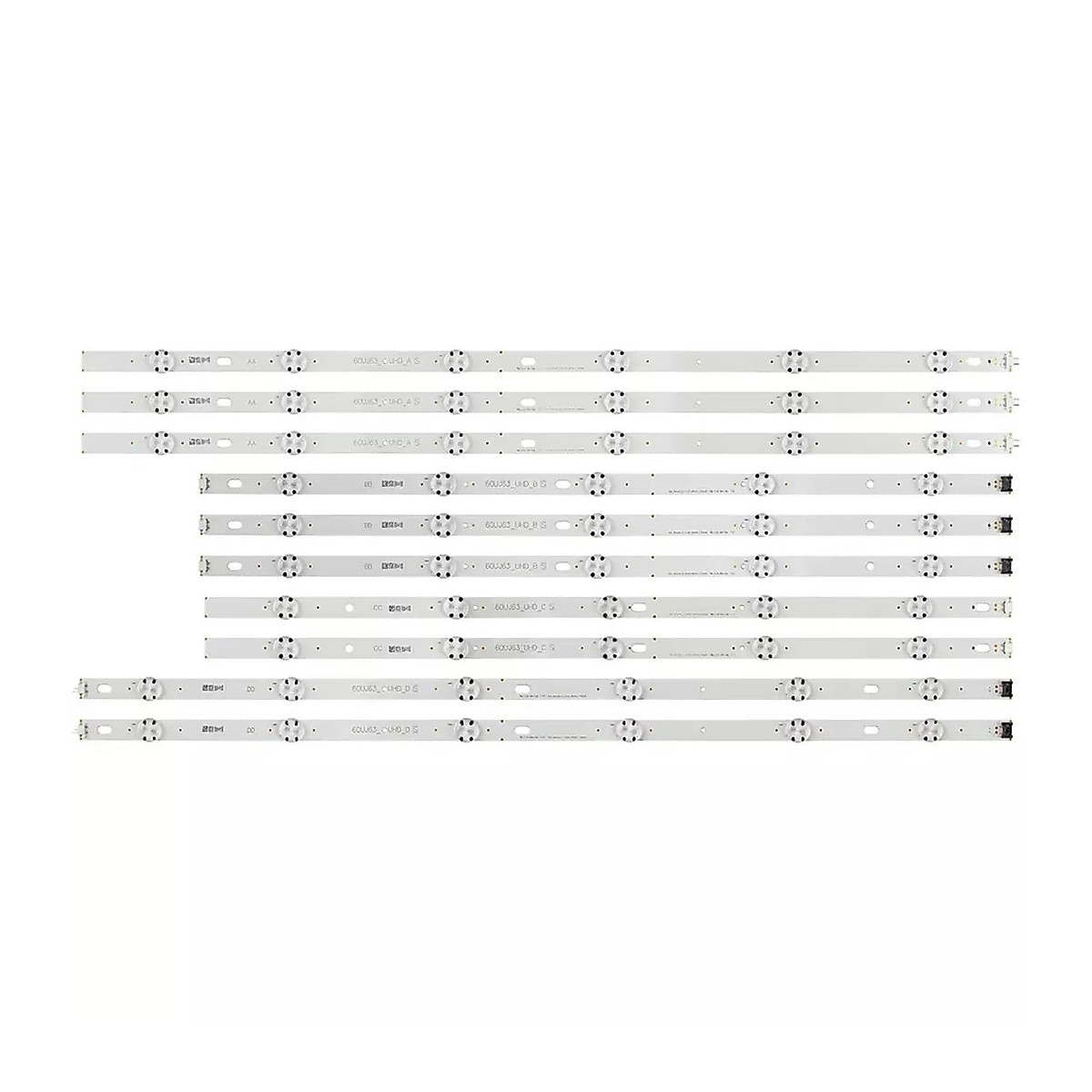 WAHRE LED Backlight Strip Fit for Lg 60UJ6309 60UJ6300 60UJ6050 60UJ630V 60UJ634V EAV63673006 17Y 60inch 60UJ63_UHD_A B C D NC600DGE