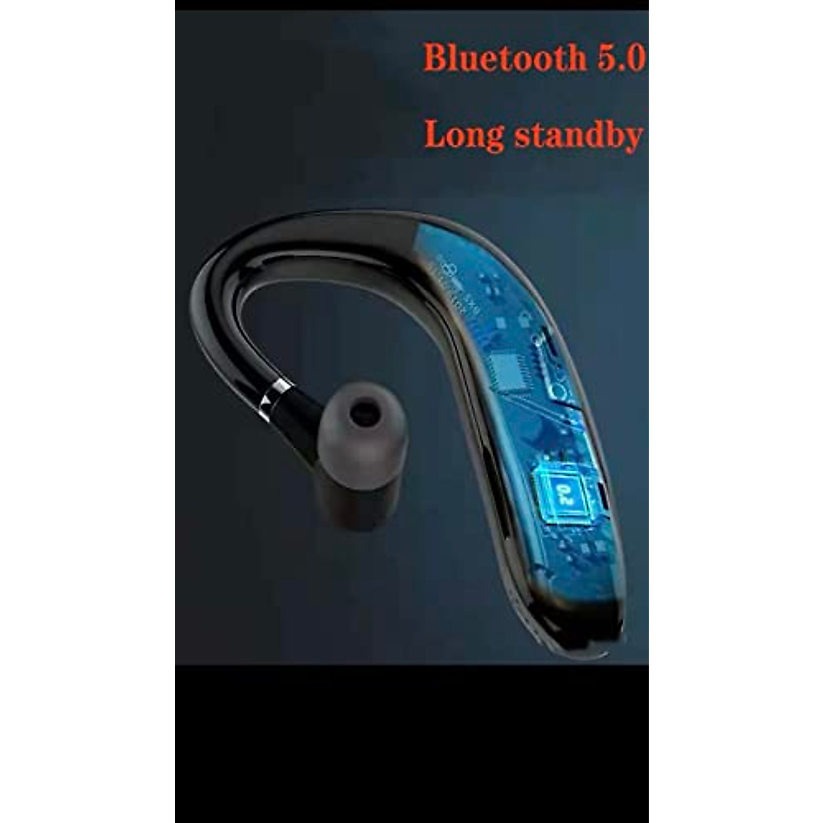 in-Ear Wireless Headset Compatible with Bluetooth