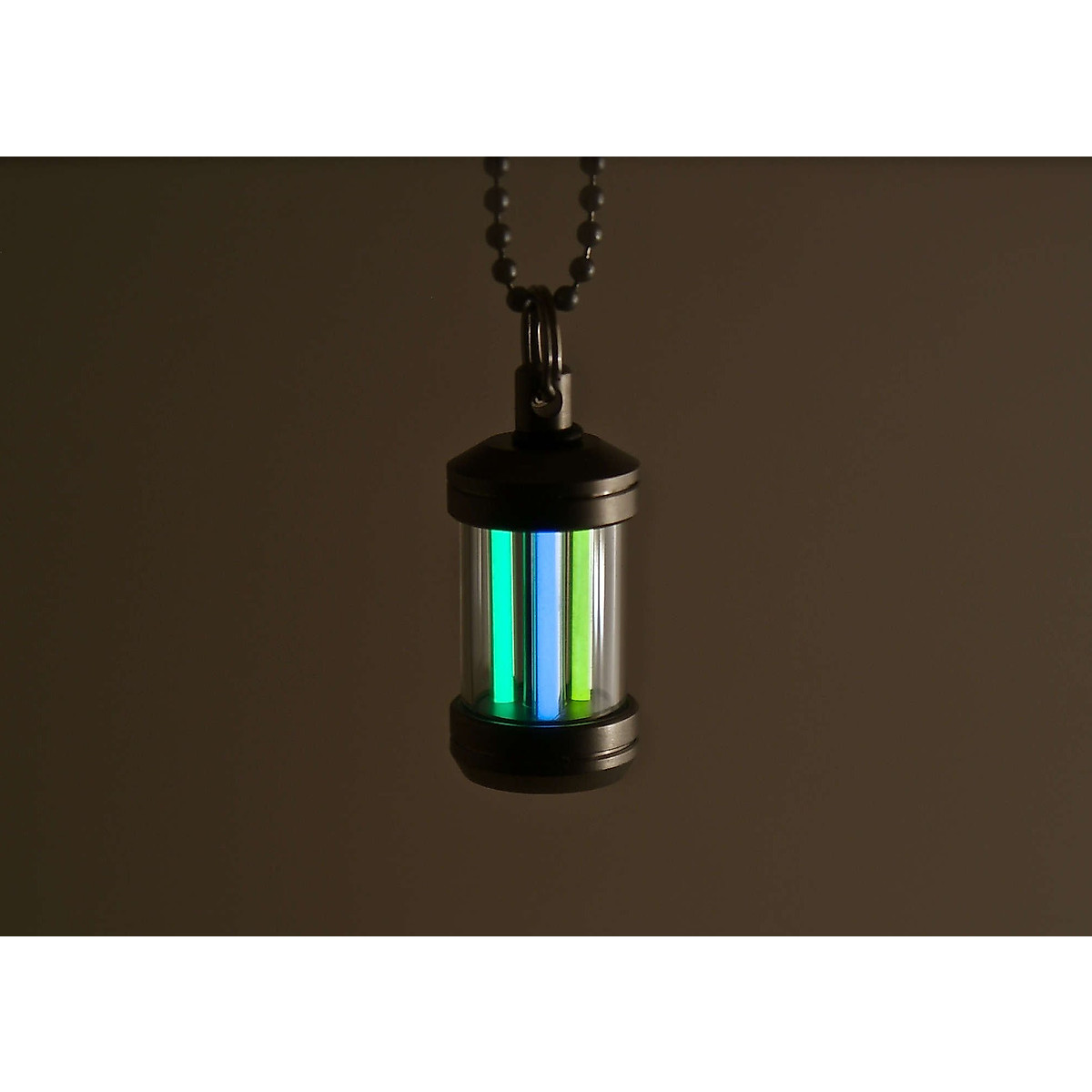 TEC-T323-3W Isotope Reactor Fob - Titanium Tritium Lantern - Accepts 3mm x 23mm Tritium Vials - Camping Accessories - Gifts for Men - Glow in the Dark Keychain Accessories - Survival Gear - Cool Stuff