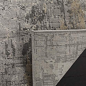 Safavieh Meadow Collection 8' x 10' Grey MDW178F Modern Abstract Area Rug