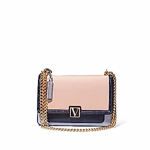Victoria's Secret Blush Colorblock The Victoria Medium Shoulder Bag Blush (Blush Colorblock)