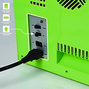 Minecraft Green Creeper 9 Can Mini Fridge 6.7L 10.4 x 10 x 10