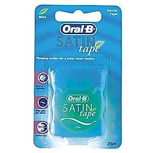 Oral B Satin Tape Mint 25M (Pack of 6)
