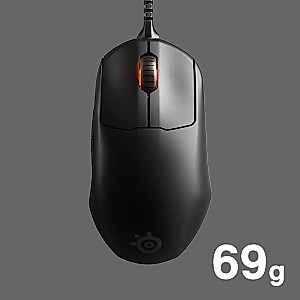 SteelSeries Prime - Esports Performance Gaming Mouse – 18,000 CPI TrueMove Pro Optical Sensor – Magnetic Optical Switches