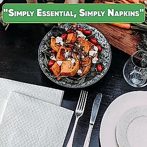 Perfect Stix Elegant Lunch 1 Ply, white, Pack of 1000ct