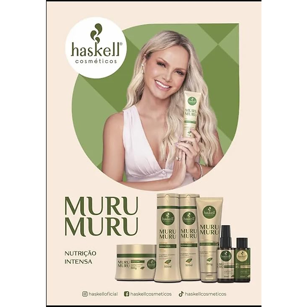 Haskell - Linha Murumuru - Shampoo Nutricao Prolongada 300 Ml - (Murumuru Collection - Extended Nutrition Shampoo 10.14 Fl Oz)