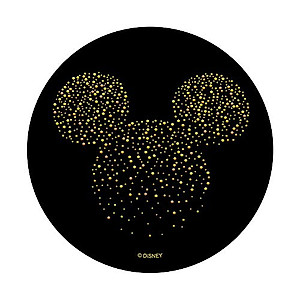 Disney Mickey Mouse Yellow & Orange Dotted Gradient PopSockets PopGrip: Swappable Grip for Phones & Tablets