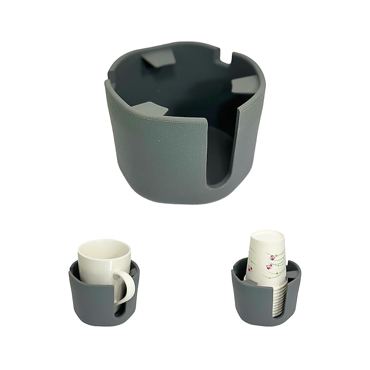 Cup Holder for Desk ， 8EIGHTECH Table Cup Holder has a Suction Cup with Strong Suction Power.Anti-Spill Cup Holder for desks or Tables, can Hold a Variety of Mugs、 Drinking Bottles、Insulated Cups.