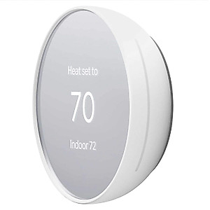 Google Nest Thermostat - Smart Thermostat for Home - Programmable WiFi Thermostat - Compatible with Alexa - Snow (Open Box)