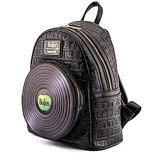 Loungefly The Beatles Let It Be Vinyl Record Womens Double Strap Shoulder Bag Purse