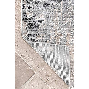 nuLOOM Levitan Abstact Area Rug, 3' x 5', Silver