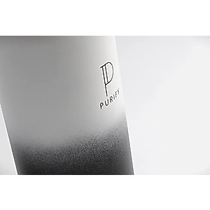 Purify Sports Water Bottle – 32Oz, 2 Lids (Open Lid), Leak Proof, Vacuum Insulated Stainless Steel, Double Walled, Thermo Mug, Metal Canteen