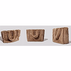 Women Top Handle Bag Shoulder Bag Hobo Bag Totes Fashion Handbag Fluffy Faux Fur Furry Plush Soft Elegant