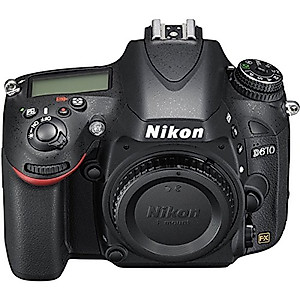 Nikon D610 24.3 MP CMOS FX-Format Digital SLR Camera (Body Only)(Renewed)