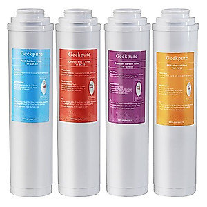 Geekpure Replacement Pre-Filters Set Twsit Quick Change Filters for RO-TW Series Reverse Osmosis System