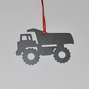 Dump Truck Metal Ornament
