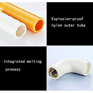 CRODY Bath Wall Attachment Handrails Grab Bar Rails Grab Bar- Multifunction Shower Safety Grab Rails Fluorescent Circle Towel Rack Bath Safety Bar Bathtub Rail Grab with Nylon Finish