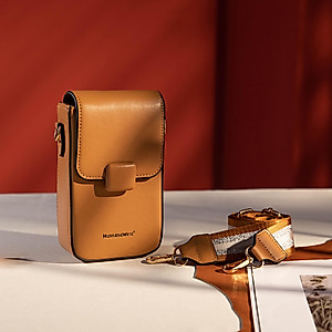 Montana West Cell Phone Purse Small Crossbody Bags for Women Cellphone Wallet with RFID Blocking Credit Card Slots MWC-204BR