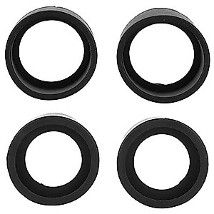 AUNMAS 2PCS Eyepiece Cover, Binocular Eye Cups Binocular Eye Cups Replacement Guard Soft Rubber 36mm Diameter Stereo Microscope Accessory for 32 36mm Stereo Microscope(Flat Angle)(KP-H2 Flat Angle)
