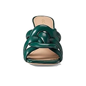 COACH Kellie Leather Sandal Dark Pine 8 B (M)