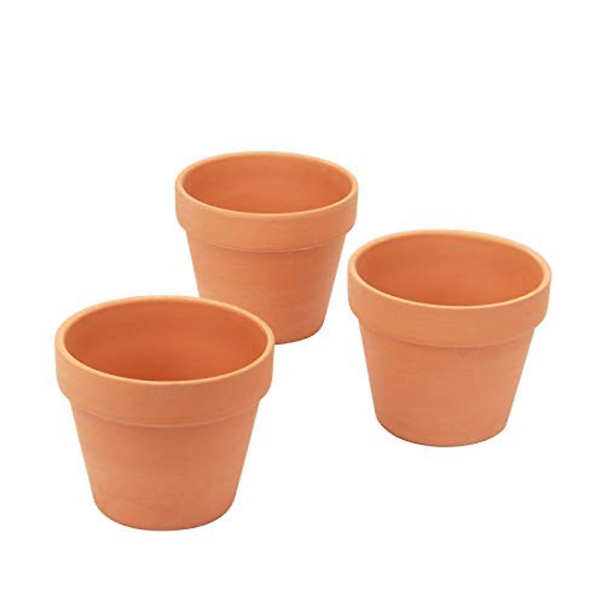 BLQH [26 Pack] 4" Planter Nursery Pots Clay Pots Terracotta Pot Clay Ceramic Pottery Planter Cactus Flower Pots Succulent Nursery Pots Garden Terra Cotta Pots with Drainage Hole (26)