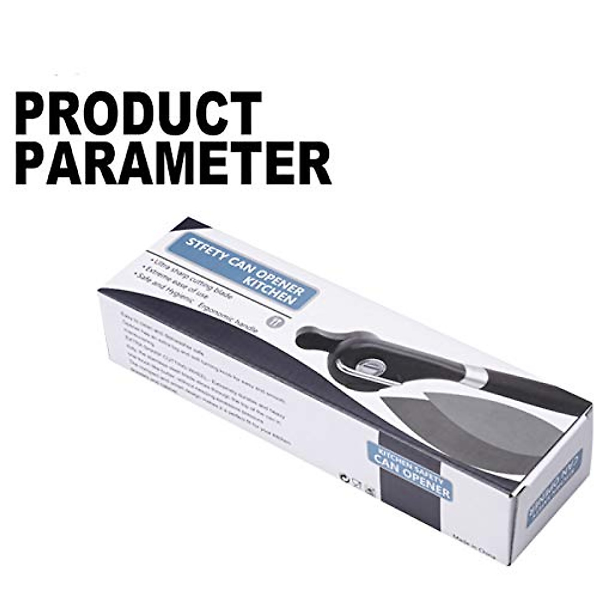 Phmnkl Safe Cut Manual Can Opener, Smooth Edge Can Opener - Can Opener Handheld With Soft Grips, Ergonomic Smooth Edge, Food Grade Stainless Steel Cutting Can Opener for Kitchen & Restaurant