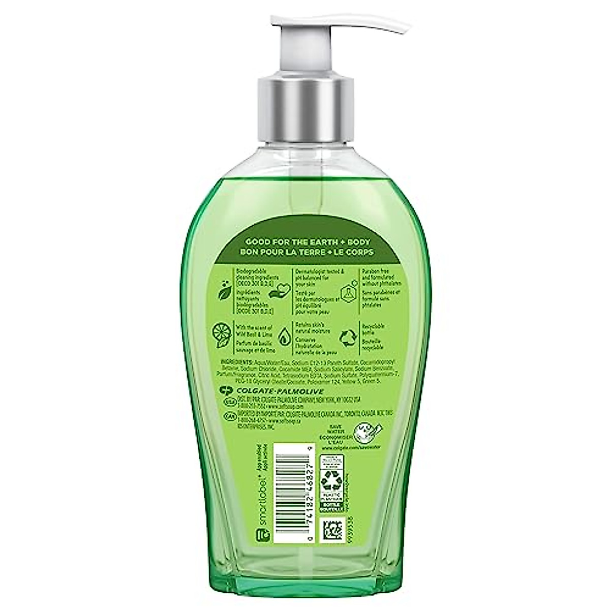 Softsoap Liquid Hand Soap, Wild Basil & Lime, 13 Ounce, 4 Pack