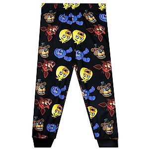 Five Nights at Freddy's Boys FNAF Pajamas Red Size 6