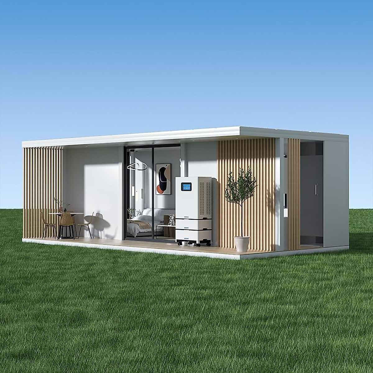 Carbon Home, Mobile Home, Expandable Home, Portable Prefabricated Tiny Home, Container Home, with The Option of (L30ft*W15ft*H10ft) Luxury House.