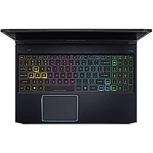 Acer Predator Helios 300 Gaming Laptop, Intel Core i7-9750H, GeForce RTX 2060, 15.6" Full HD 144Hz Display, 3ms Response Time, 16GB DDR4, 512GB PCIe NVMe SSD, RGB Backlit Keyboard, PH315-52-75DE,Black