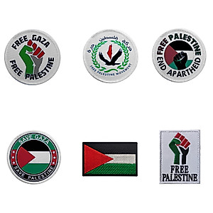 Palestine Padded Appliques Patches Craft Toy Clothes Sewing Adult Backpack Hat Accessories