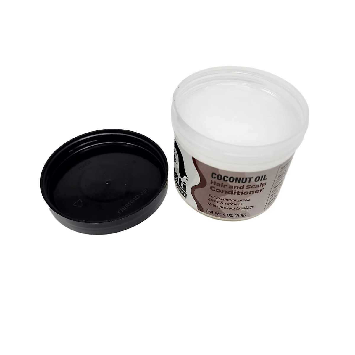 Lusti Coconut Oil Hair & Scalp Conditioner for Maximum Sheen, 4 Fl. oz