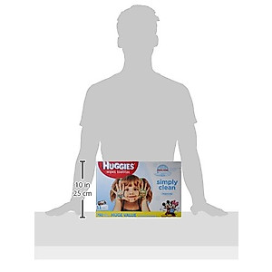 HUGGIES Simply Clean Fragrance Free Baby Wipes, 11 Soft Pack (792 Count Total), Alcohol and Paraben Free