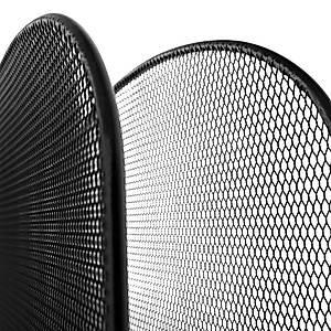 Safco Products Onyx Mesh 5 Sort Vertical Desktop Organizer 3256BL, Black Powder Coat Finish, Durable Steel Mesh Construction