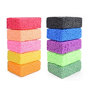 Special Supplies Fun Foam Modeling Foam Beads Play Kit, Children’s Educational Clay for Arts Crafts Kindergarten, Preschool Kids Toys Develop Creativity, Motor Skills (10)