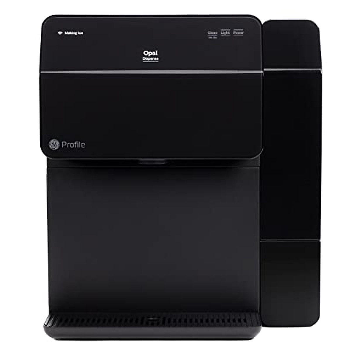 GE Profile Opal Ice Dispenser | Countertop Nugget Ice Maker with Ice Dispenser & 1-Gallon Side Tank | Ice Machine with WiFi Connectivity | Smart Home Kitchen Essentials | Satin Black